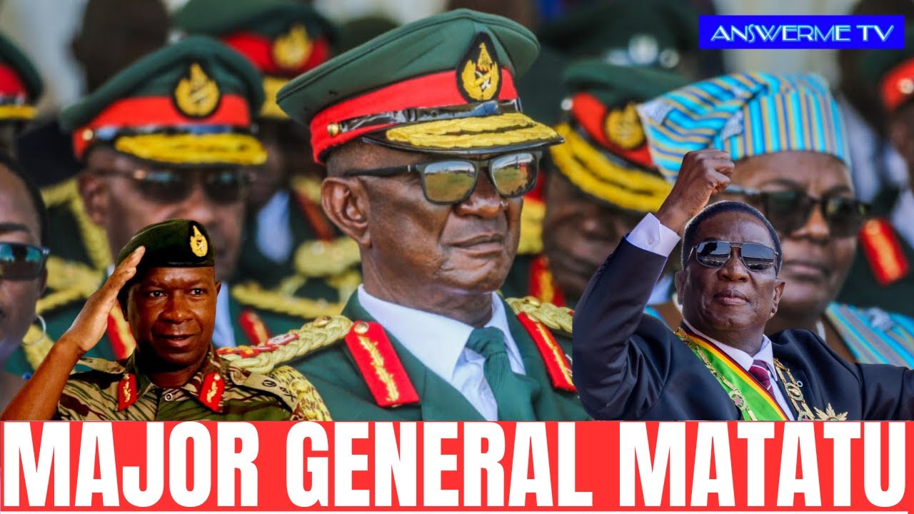 Major General Matatu New Commander Appointed by The President - YouTube