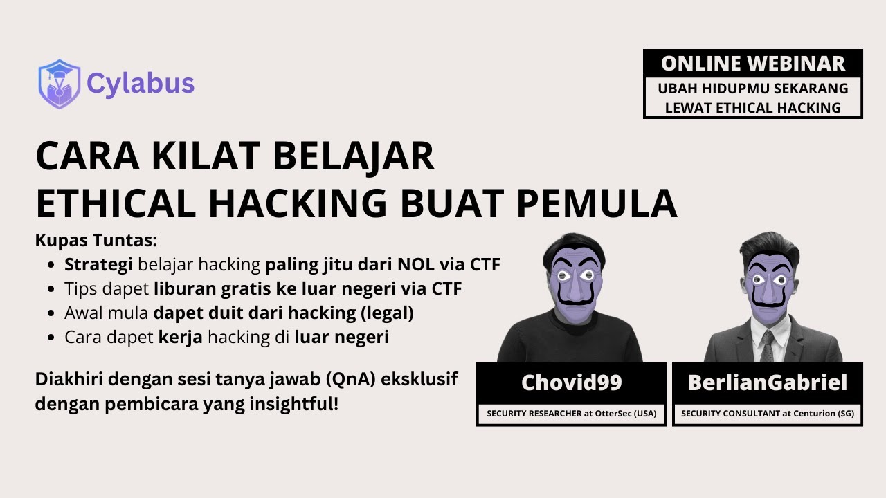 LIVE - Cara Kilat Belajar Ethical Hacking Buat Pemula - YouTube