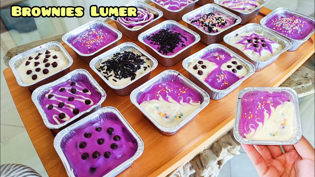 BROWNIES CUP LUMER 3 TELUR,,ENAK DAN LEMBUT.. brownies kukus - YouTube