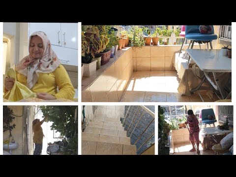 TATİL SONRASI EVİMDE DİP KÖŞE TEMİZLİK🏠 EŞYALARI YERLEŞTİRDİM ÇAMAŞIR ATTIM BALKON YIKADIM🏠