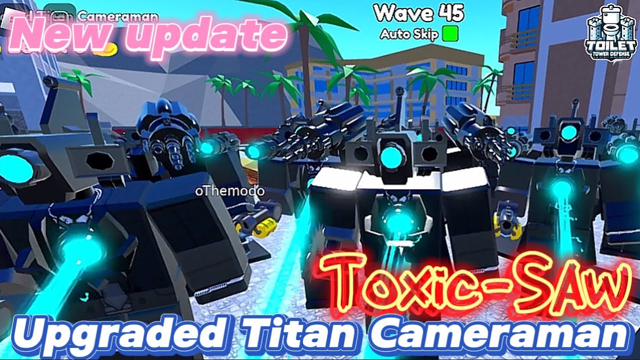 ปาร์ตี้ ASMR |Toxic upgraded Titan cameraman |Saw upgraded Titan ...