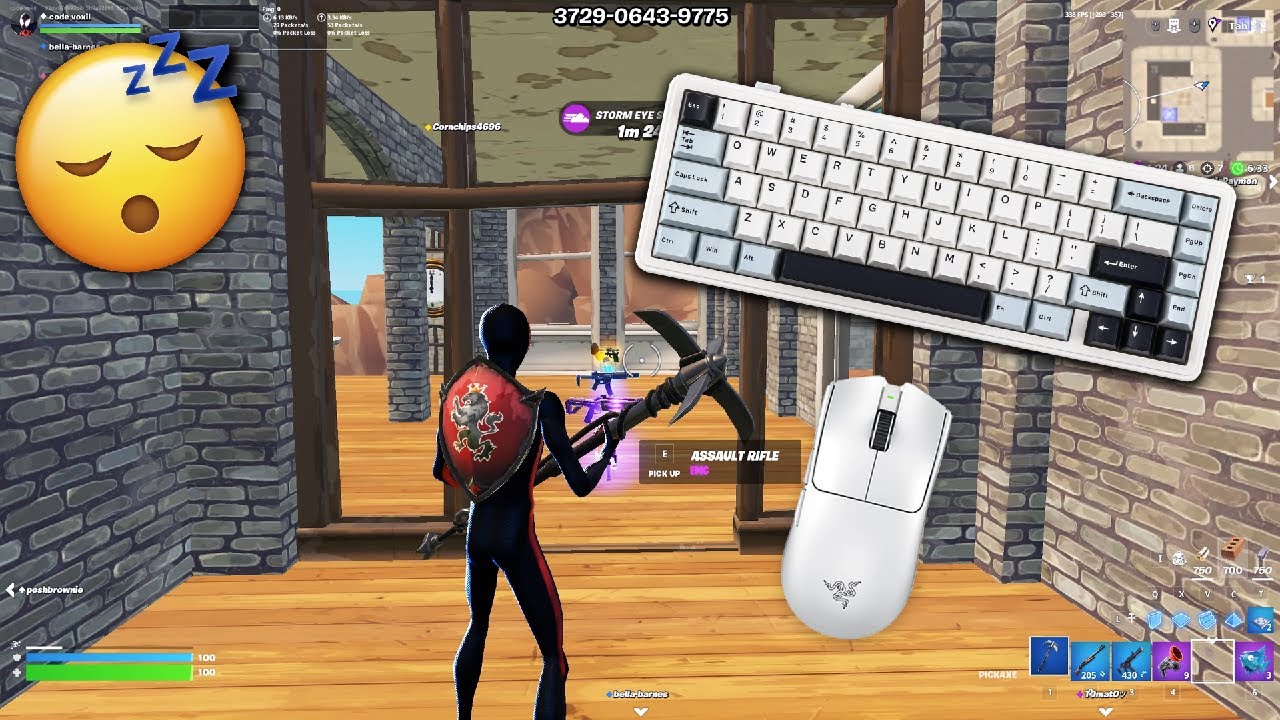 AULA F65 Fortnite Keyboard & Mouse Sounds ASMR😴 - YouTube