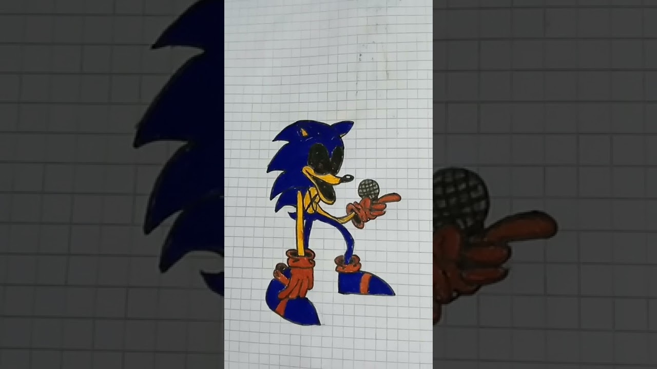 Fnf Sonic.exe concept art (X-Terion) - YouTube
