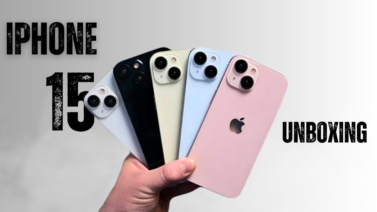 iPhone 15 & 15 Plus Unboxing | All Colours - YouTube