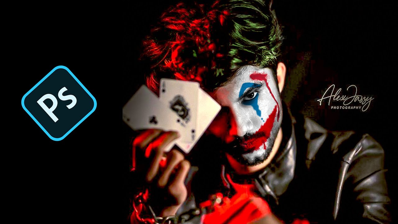 Photoshop Tutorial | Joker face editing in photoshop | F Educators ...