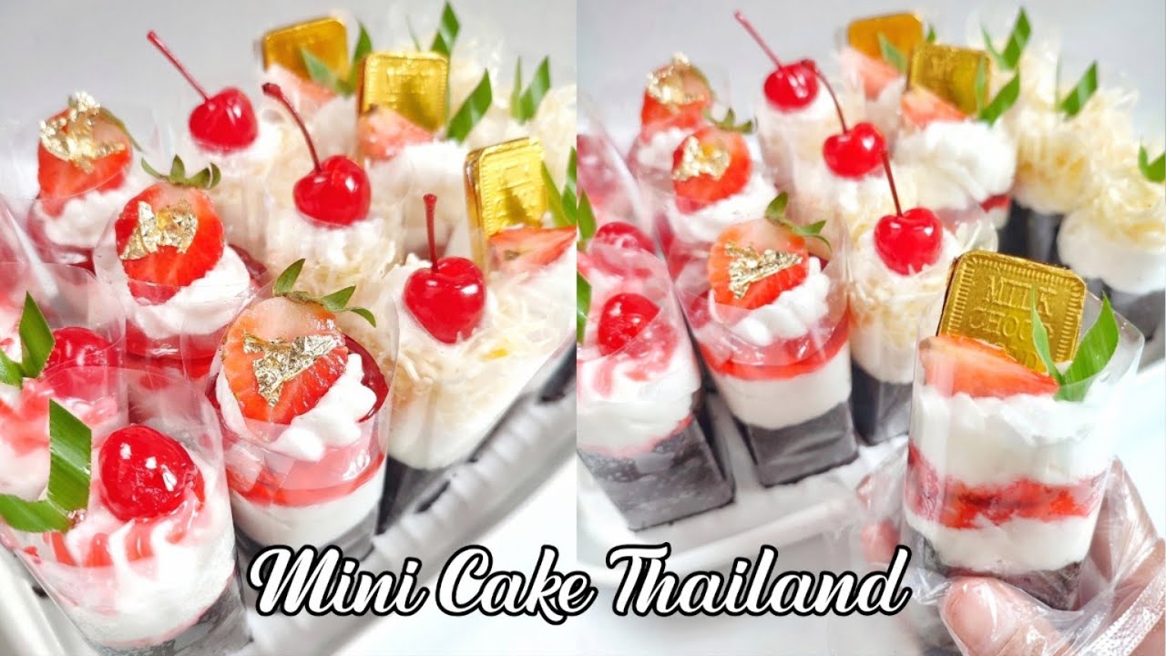 Mini Cake Thailand Viral | Cake Coklat Kukus 2 Telur - YouTube