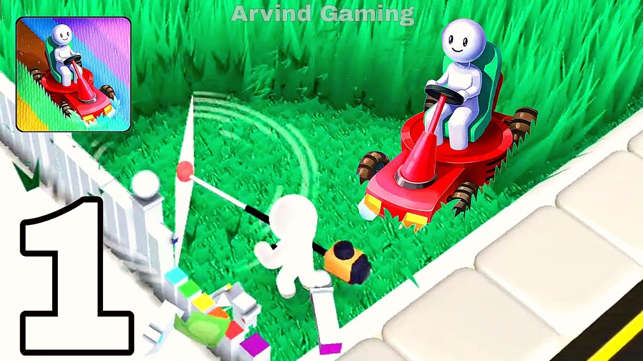 Mow My Lawn - Cutting Grass - Walkthrough Part 1 Levels 1-20 New Game ...