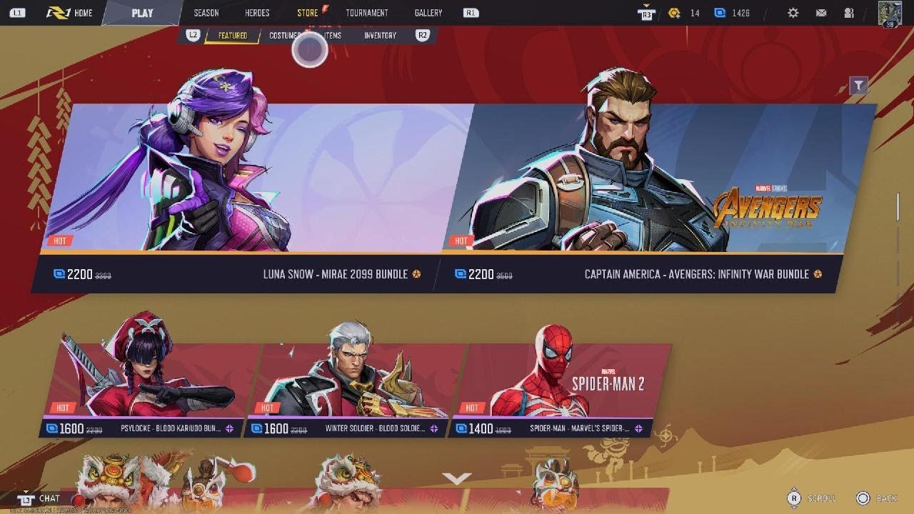 Marvel Rivals: Luna Snow - Mirae 2099 Bundle & Captain American ...