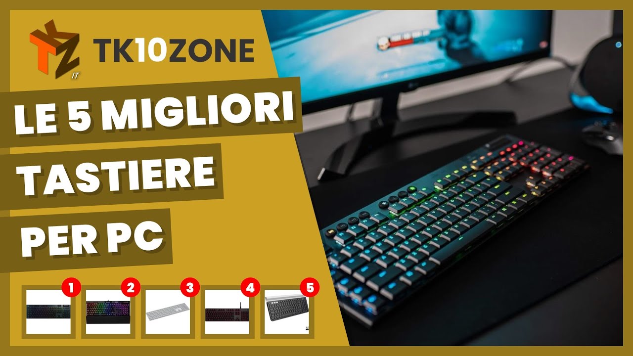Le 5 migliori tastiere per PC - YouTube