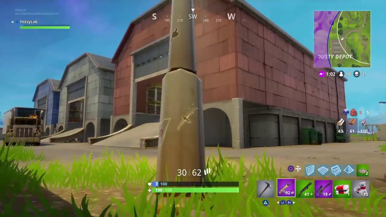 INSANE UNSEEN SCAR LOCATION! GUARANTEED PURPLE SCAR! FORTNITE BATTLE ...