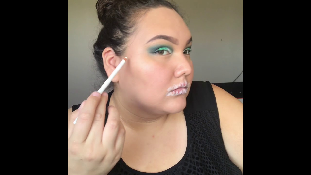 Neon Skull Makeup Art - YouTube