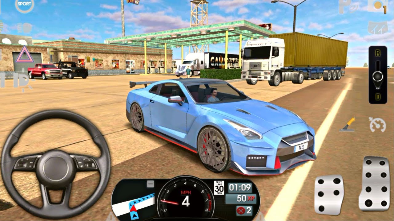 Driving School Sim Android Gameplay 26 - Driving Simulator Nissan GT-R ...