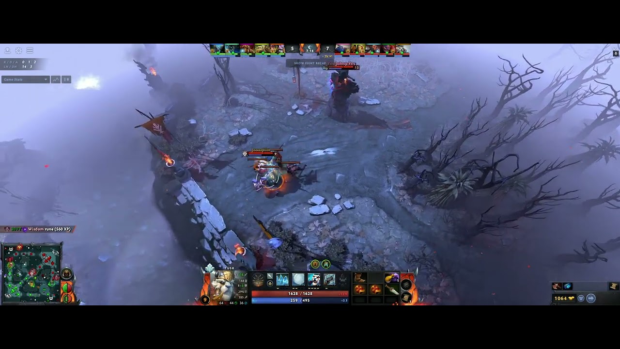 Dota 2 Tusk Autumn map UltraWide - YouTube