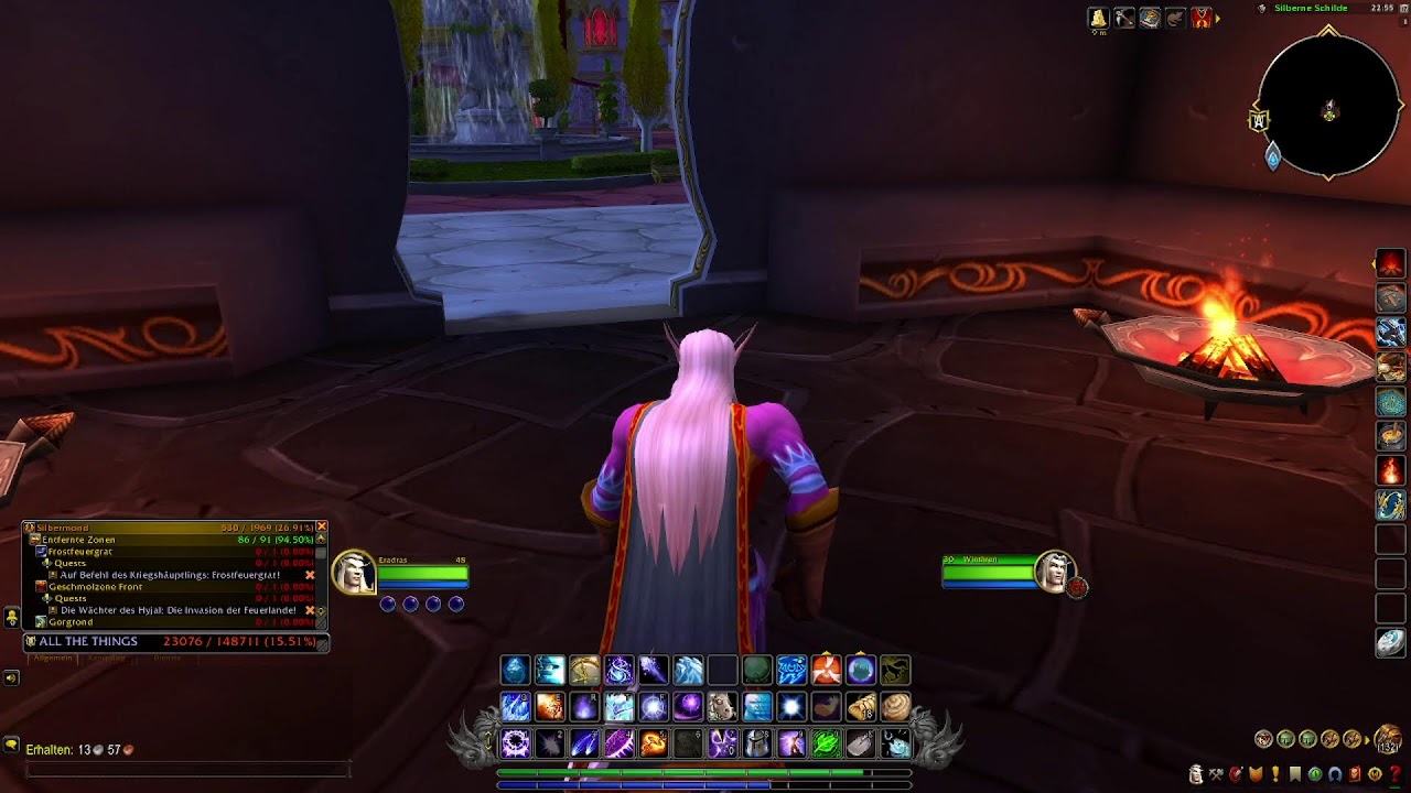 Playing WoW ( Retail ) ( Horde ) ( Mage ) ( GER ) - YouTube