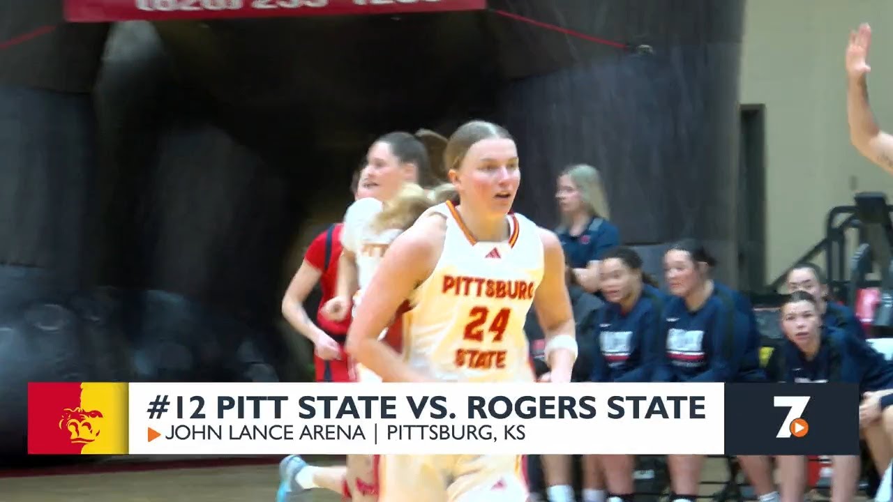 Pitt State women's hoops beats RSU 88-72, 6th win in a row - YouTube