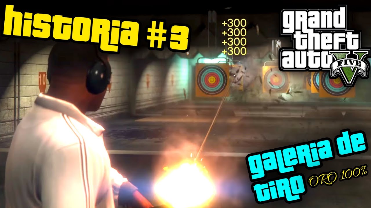 Grand Theft Auto V PS5 GALERIA de TIRO ORO 100% todos los desafíos ...
