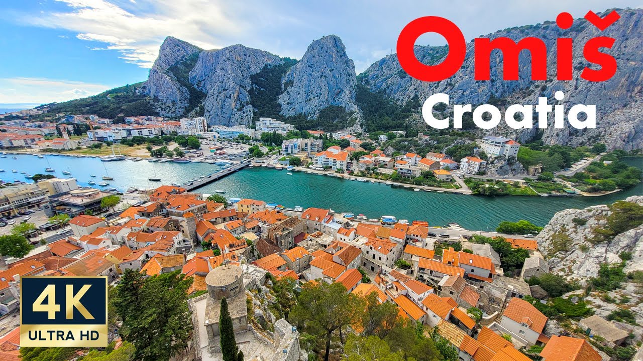 Omis Croatia 🇭🇷 4K Old Town Walking Tour 2022 - YouTube