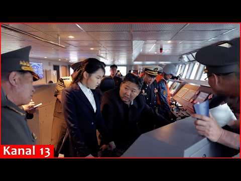 North Korean leader Kim showcases new warship ahead of visit by China's Xi