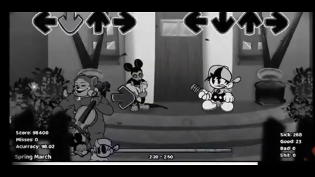 FNF vs Mickey Mouse parte 2 - YouTube