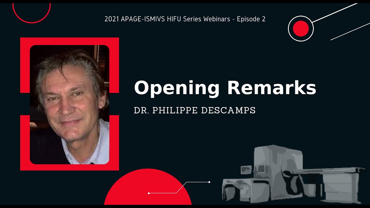 Opening Remarks | Prof. Philippe Descamps - YouTube