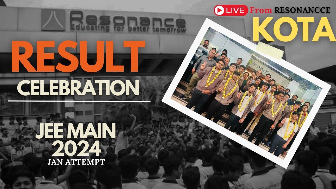 JEE MAIN 2024 Jan. Attempt Celebration in @ResonanceEdu |JEE Main ...