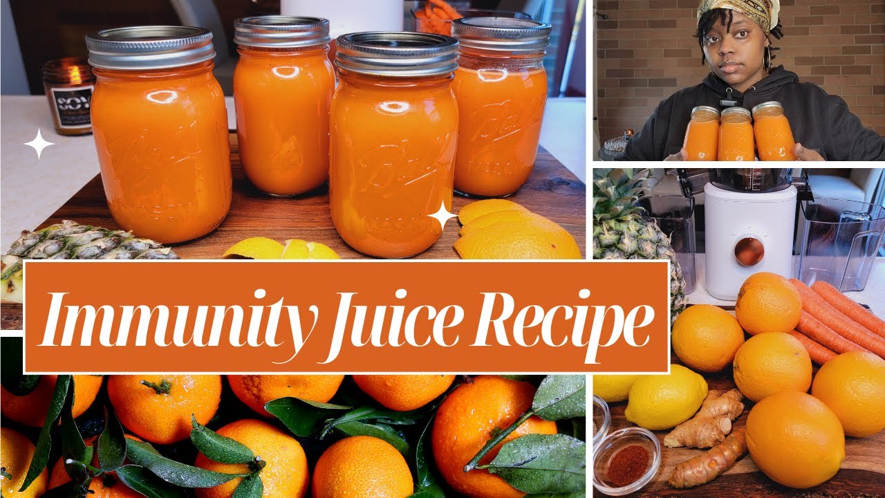 Immunity Juice Recipe | Natural Detox | Cold Pressed Juice - YouTube