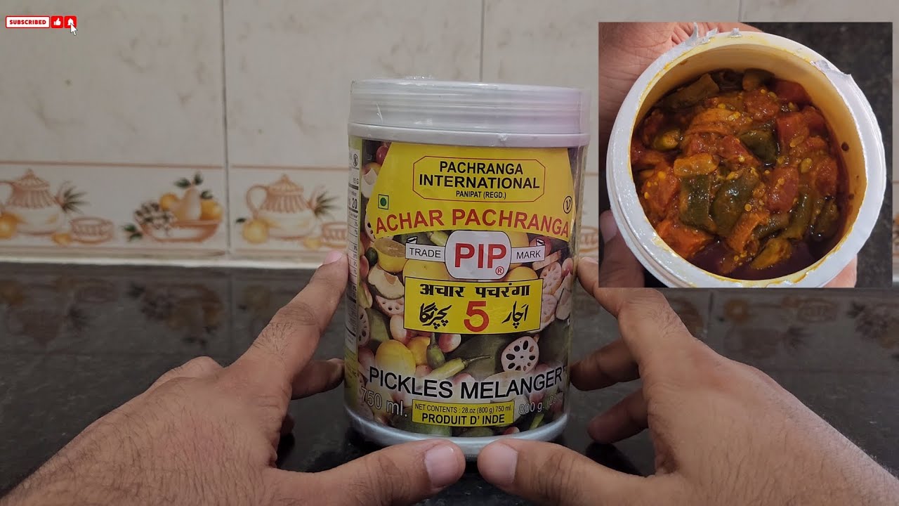 PACHRANGA International Panipat PIP Mixed Pickle Achar - Review - YouTube