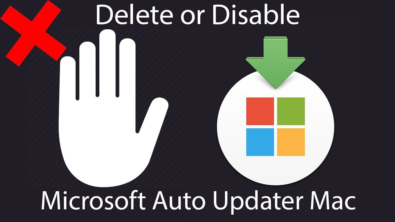 How to Delete or Disable Microsoft AutoUpdate from Mac - YouTube
