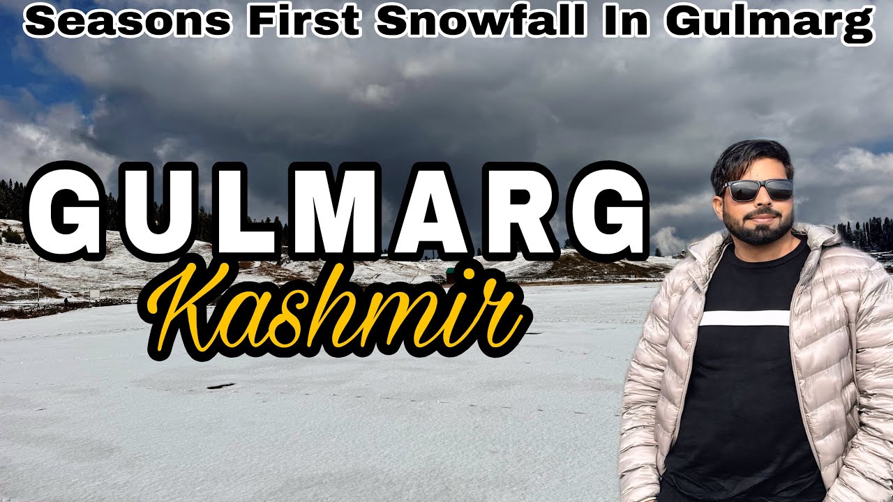 Seasons First Snowfall In Gulmarg Kashmir || GULMARG || KASHMIR ...