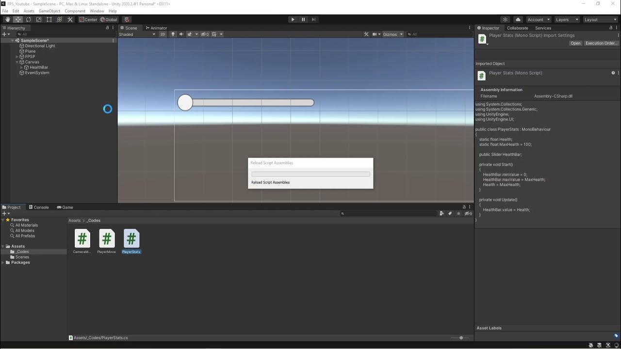 Unity FPS Tutorial EP3: Health Bar - YouTube