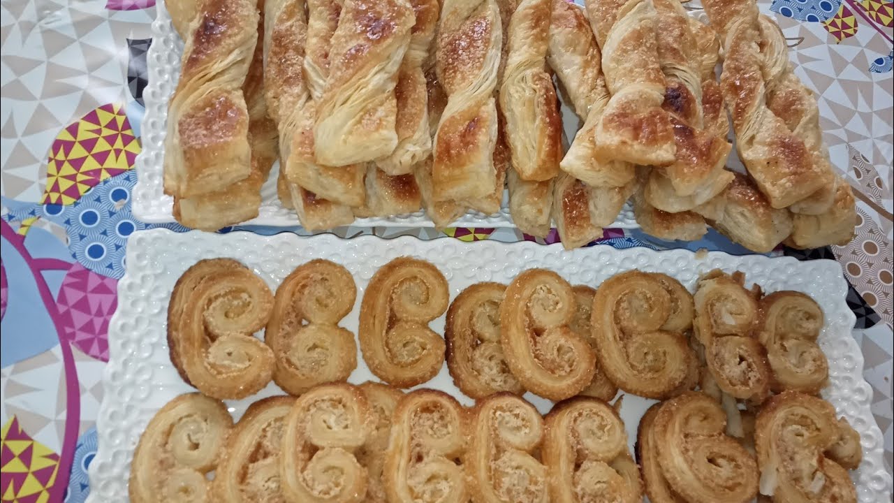recette des palmiers au sucre | Gâteau avec la pâte feuilletée 👌🤗 - YouTube