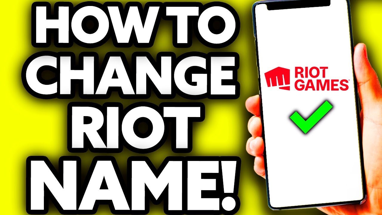 How To Change Riot Games Username 2025 - YouTube