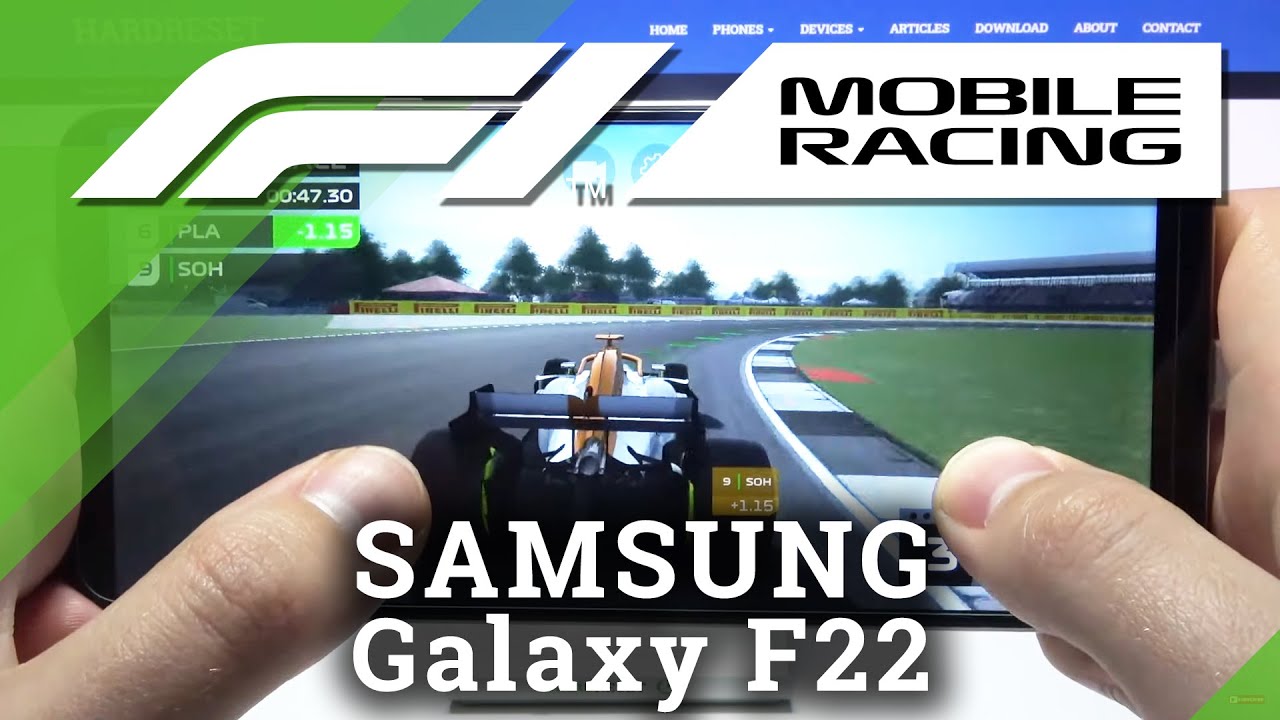 F1 Mobile Racing: Pixel FPS gameplay on SAMSUNG Galaxy F22 - Device ...