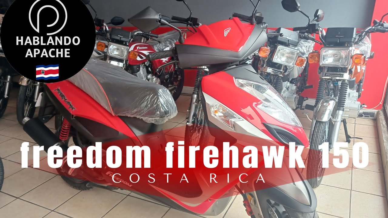 Freedom firehawk 150 ficha técnica,precio Costa Rica - YouTube