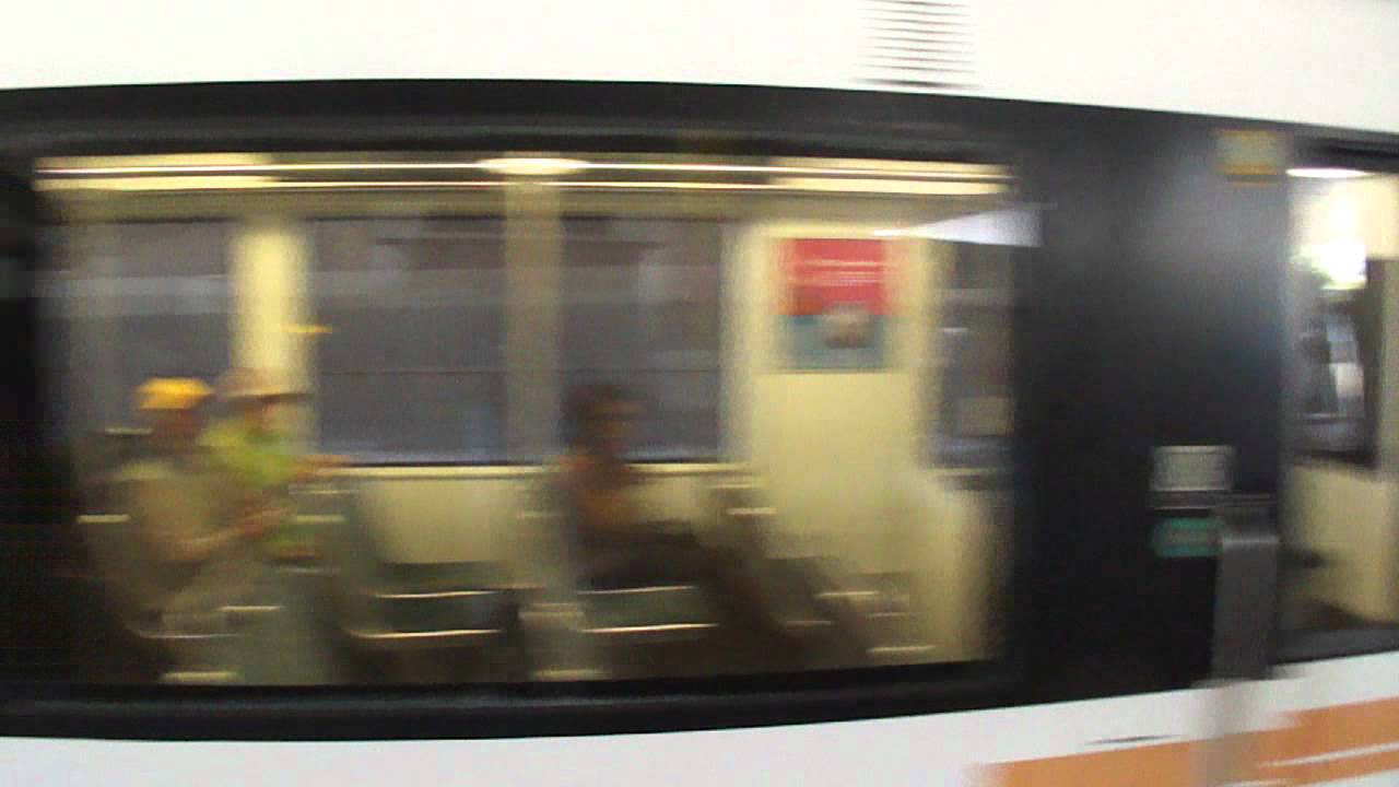 Metro C (Green) Line Arrives At Norwalk Station - YouTube