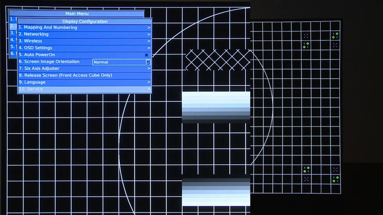 Christie 70" Front Access Display Cube 5 - Configuration - YouTube