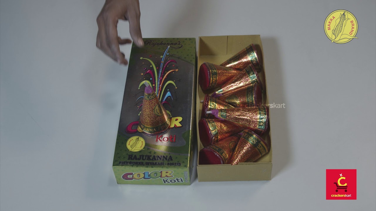 Sparkling Nights | Flower Pots | Colour Koti | CrackersKart - YouTube