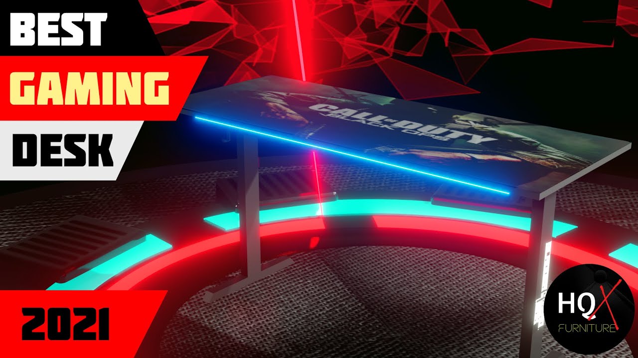 Bladder 4Zero Max Gaming Desk | HQX Gaming Furniture - YouTube