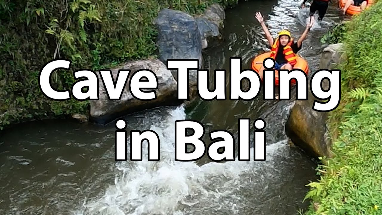 Cave tubing in Bali - YouTube