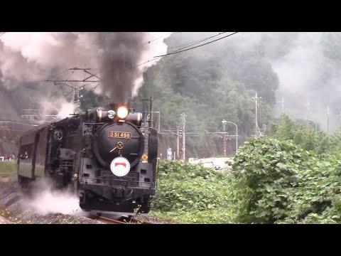 【D51 498 & DD51 895】SL＆DL鉄道開業150年号【3950＆猿】 - YouTube