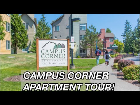 CAMPUS CORNER APARTMENTS TOUR - YouTube