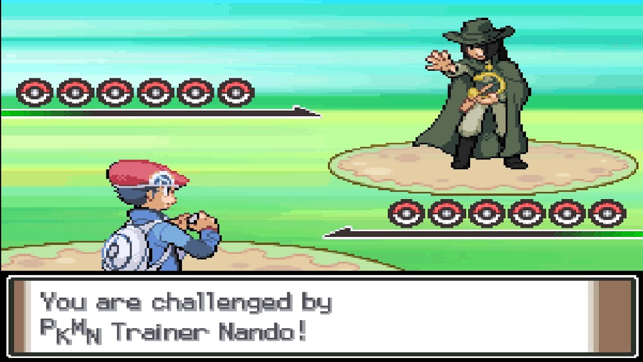 Pokemon Azure Platinum • Trainer Nando - Route 212 - YouTube