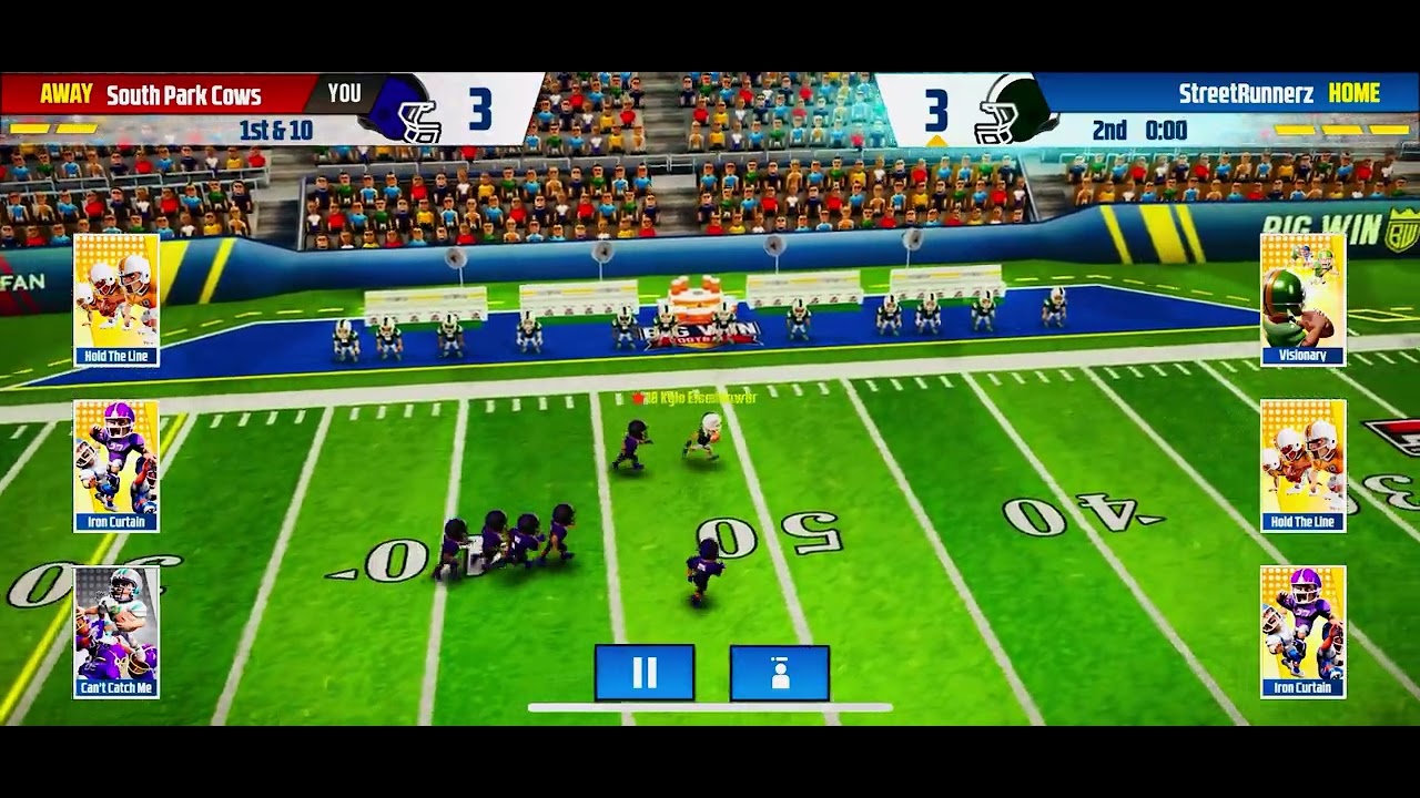Week 15 #2 South Park Cows (10-3) vs #3 Street Runnerz (10-3) Monday ...