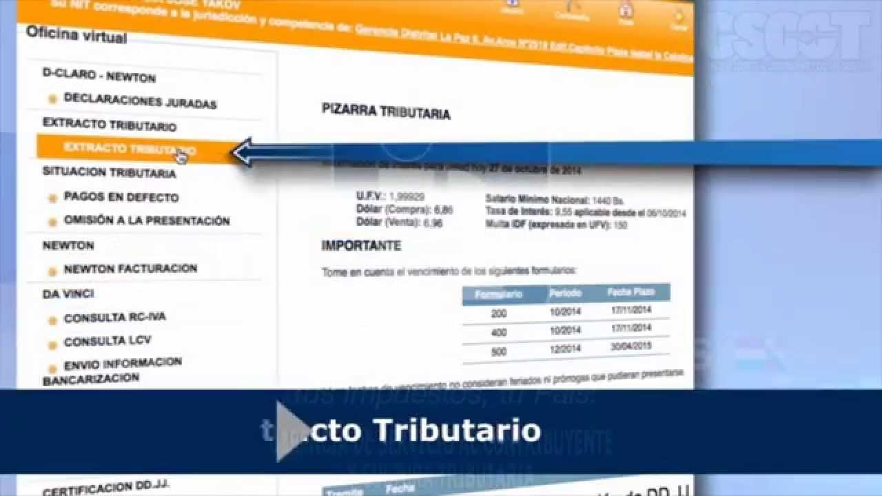 ¿Cómo interpretar su Extracto Tributario y su Situación Tributaria ...