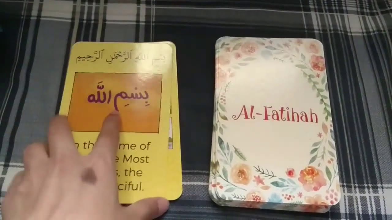 Surah Al Fatihah Flash Cards