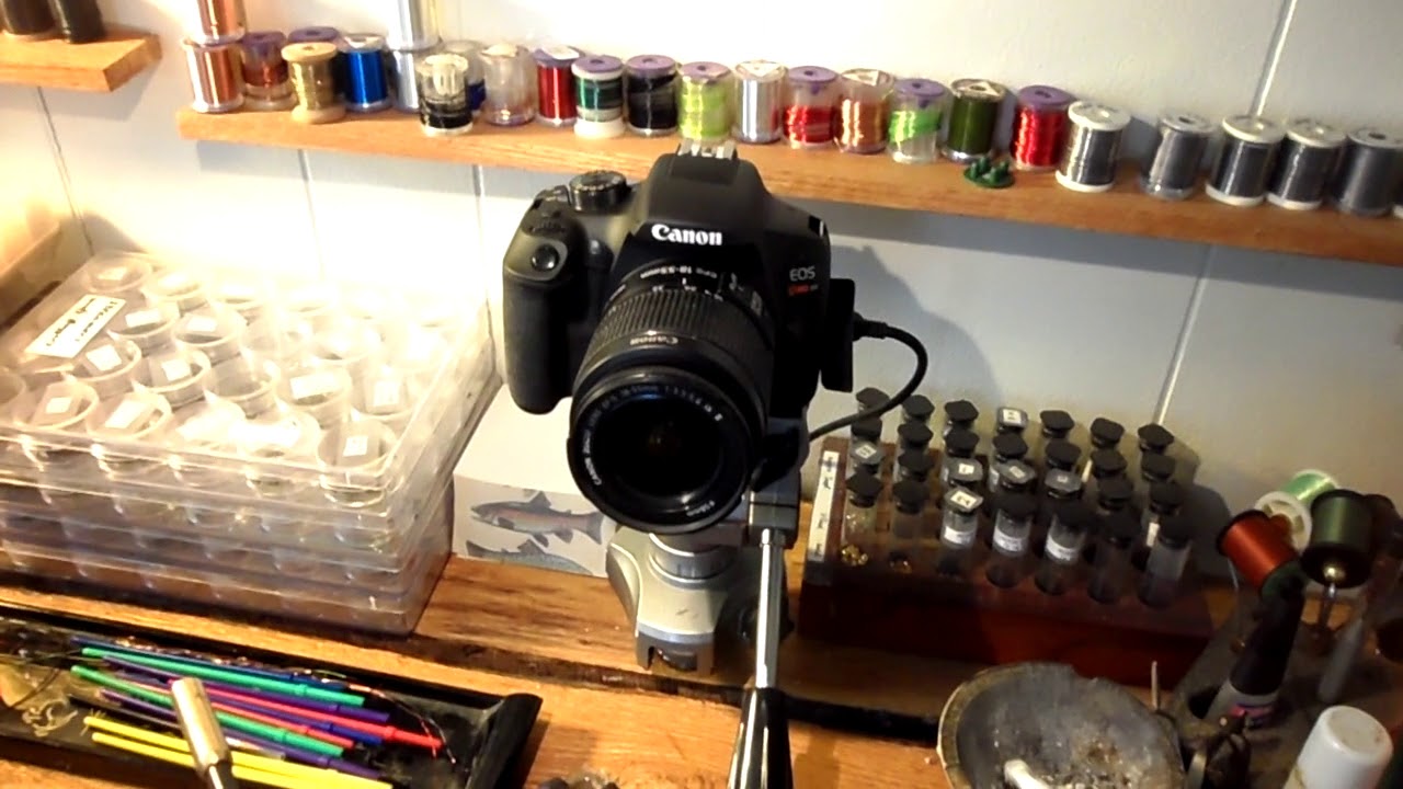 fly tying room done, connected my laptop, wi fi and bluetooth.. - YouTube