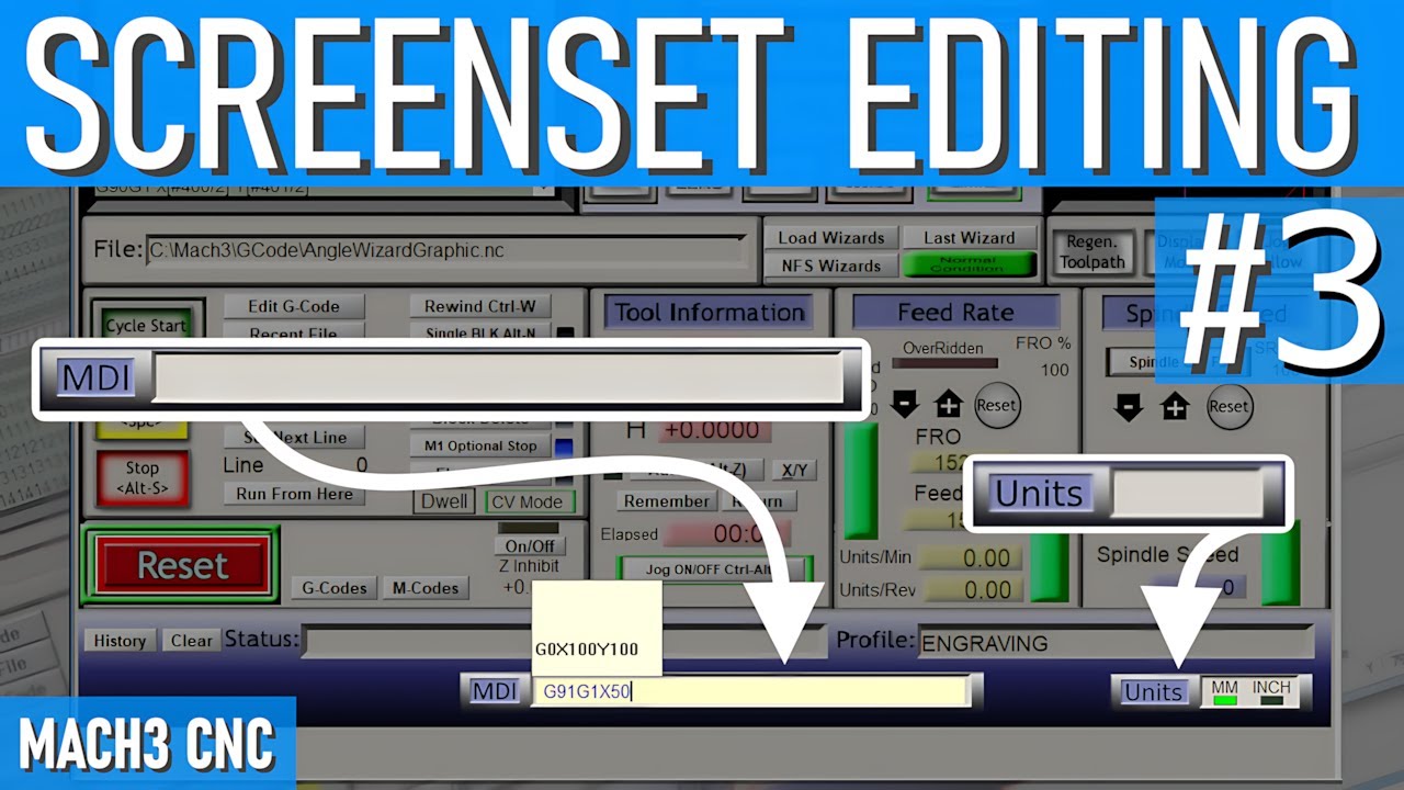 Mach3 Screen Edits #3 | MDI Input and Unit Notification | MachScreen ...