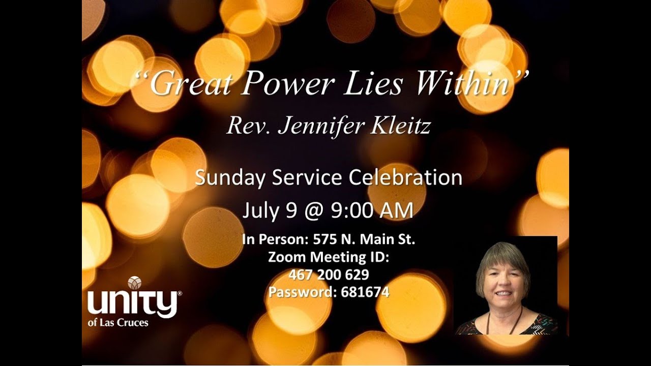 Great Power Lies Within, 09JUL2023 - YouTube