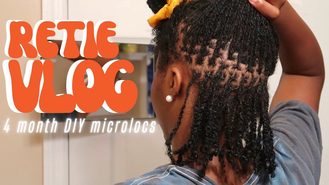 retightening microlocs | how to interlock locs | 2 point rotation | how ...