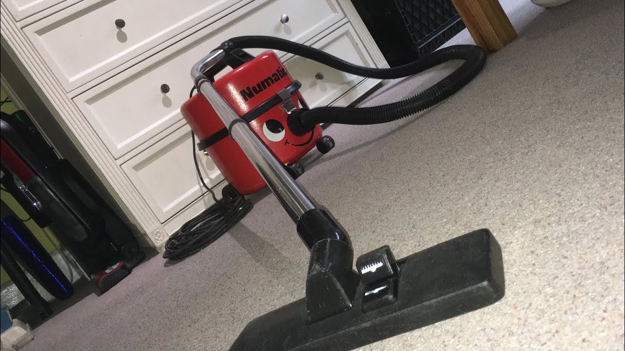 Vintage 1984 Numatic nv250 after clean video! - YouTube